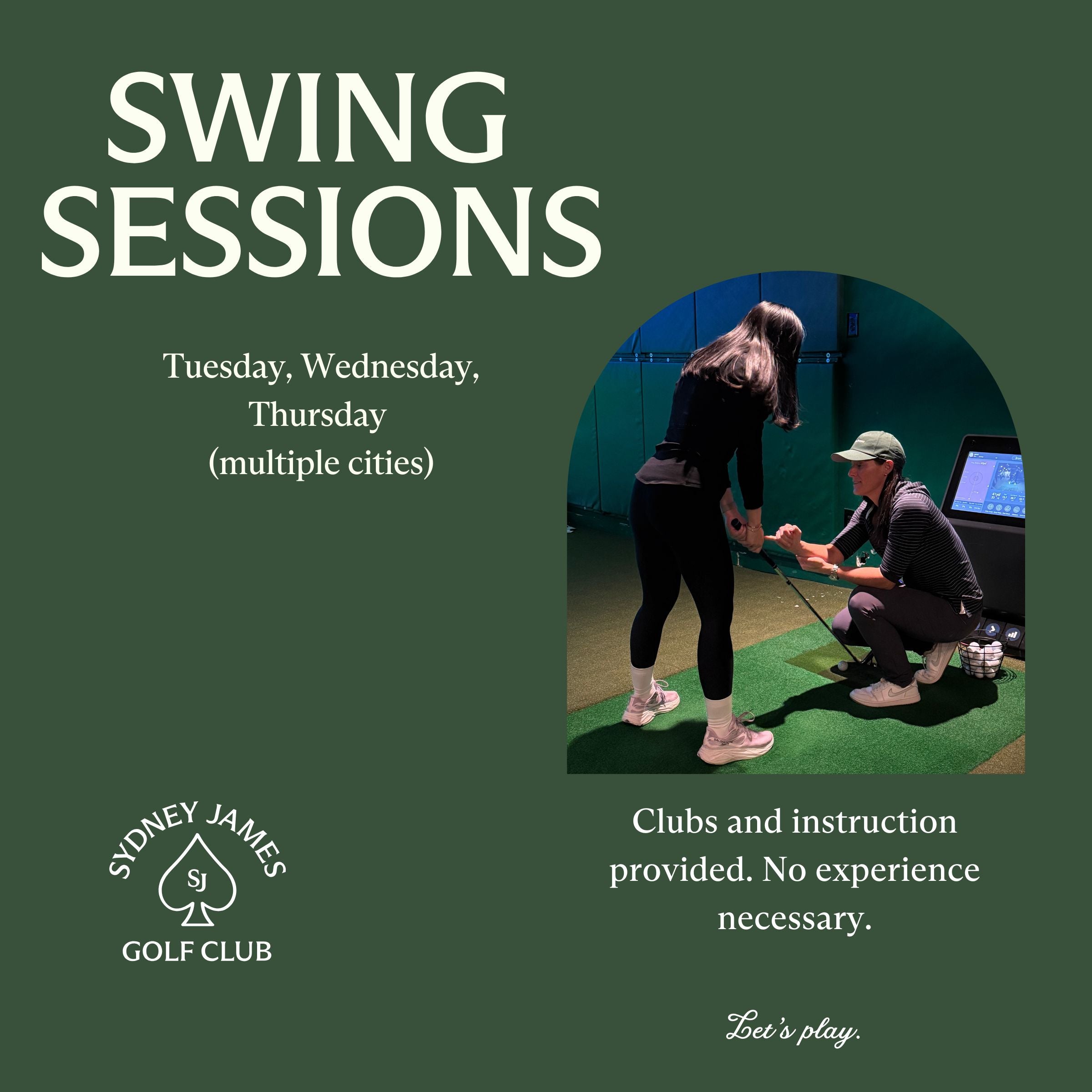 SJGC Swing Sessions – Sydney James